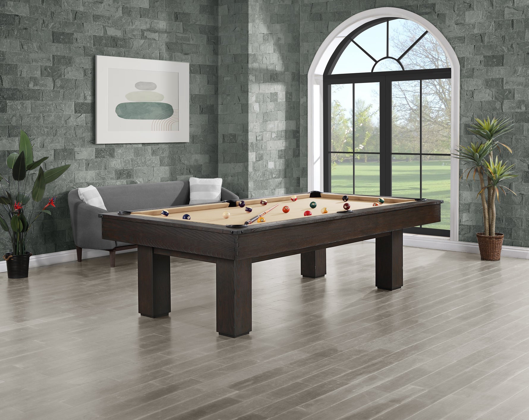 Legacy Billiards Colt II 8 Ft Pool Table - Rustic Series