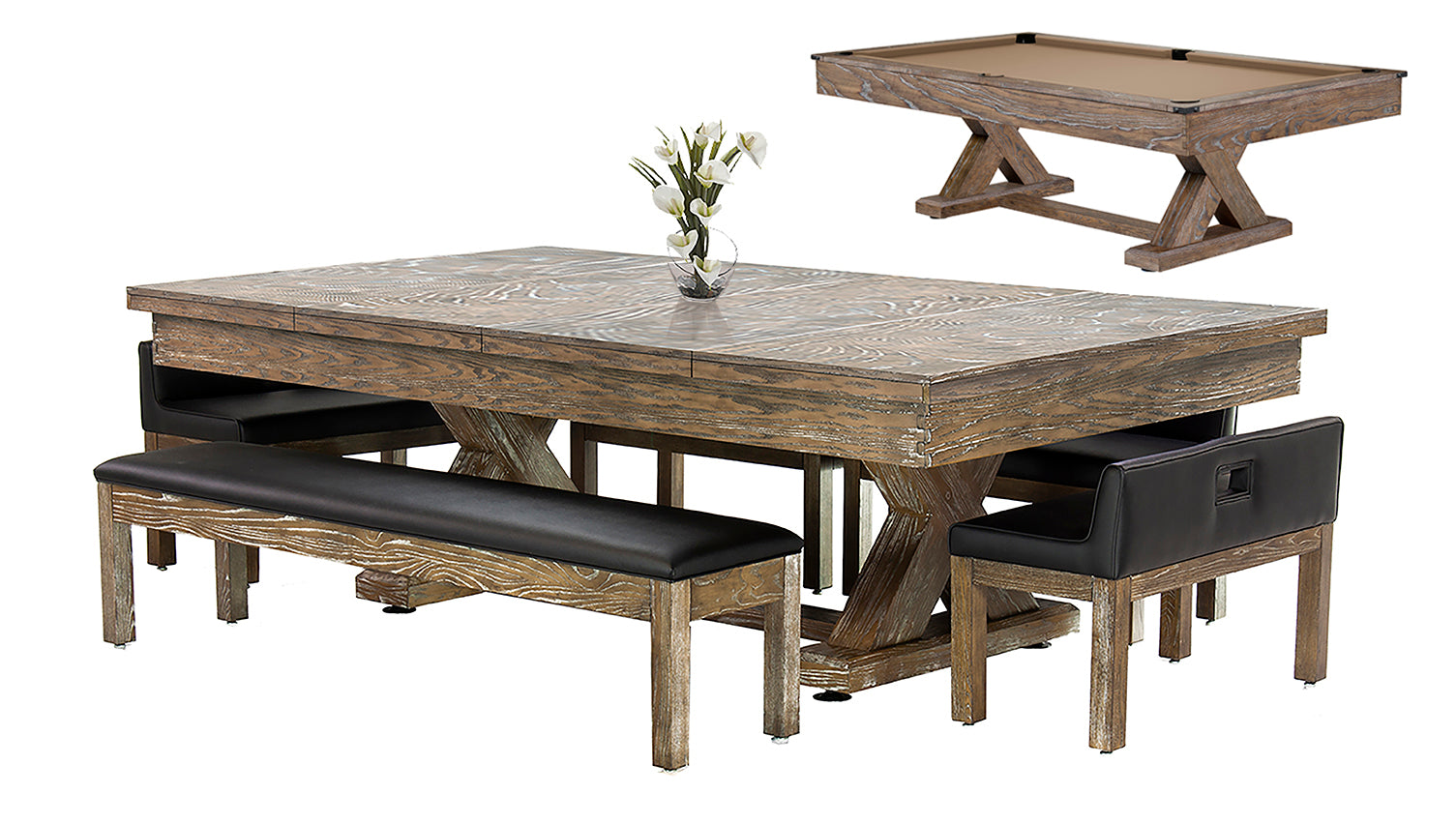 Cumberland 8 Ft Pool Table Dining Collection – Legacy Billiards