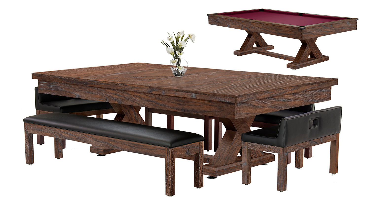 Cumberland 8 Ft Pool Table Dining Collection – Legacy Billiards