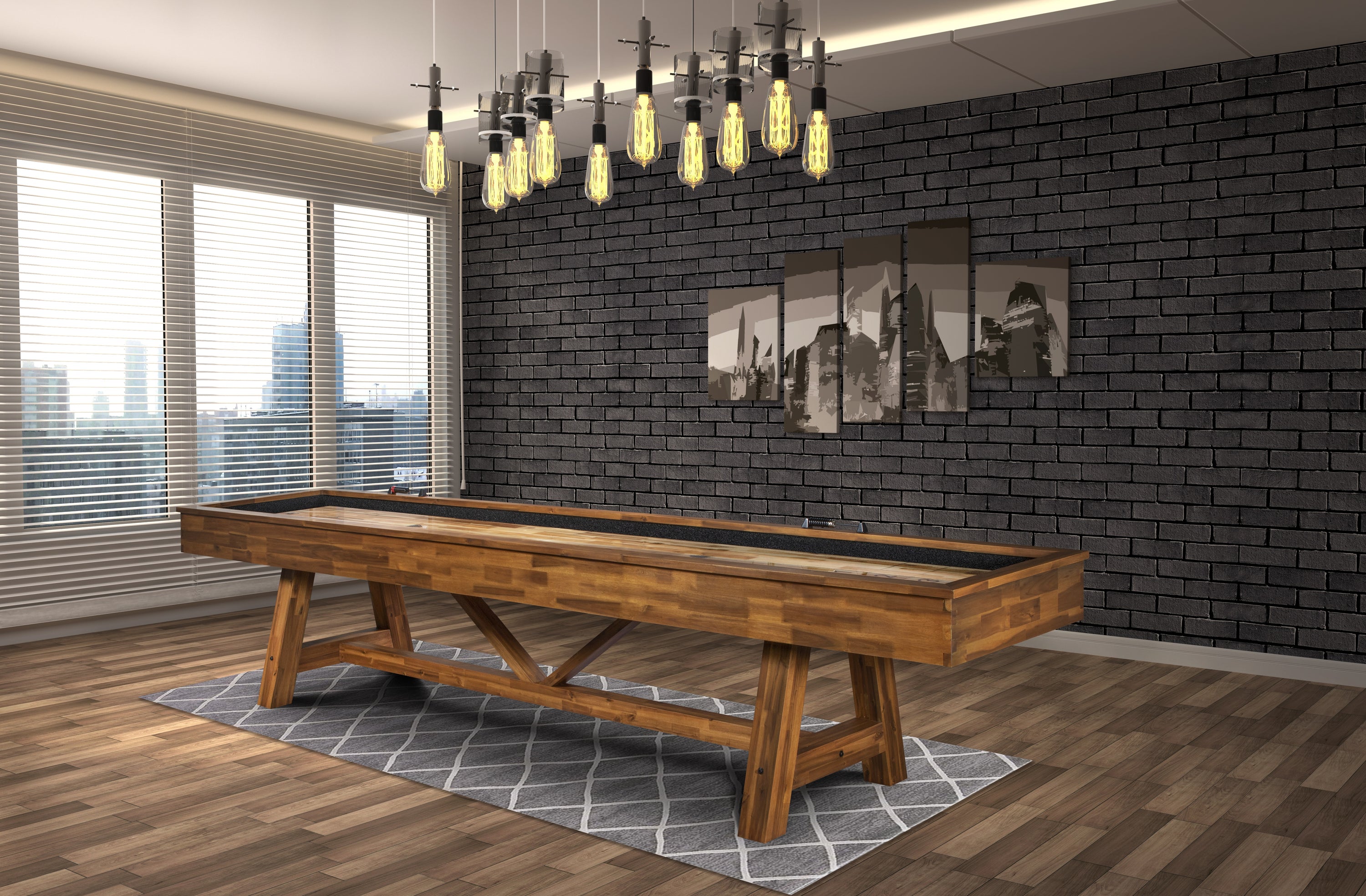 Emory 12 Ft Outdoor Indoor Shuffleboard – Legacy Billiards