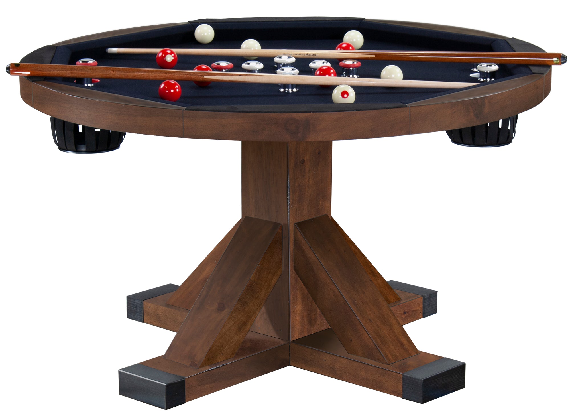 Sterling 3 in 1 Game Table With Bumper Pool - Rustic Series – Legacy ...