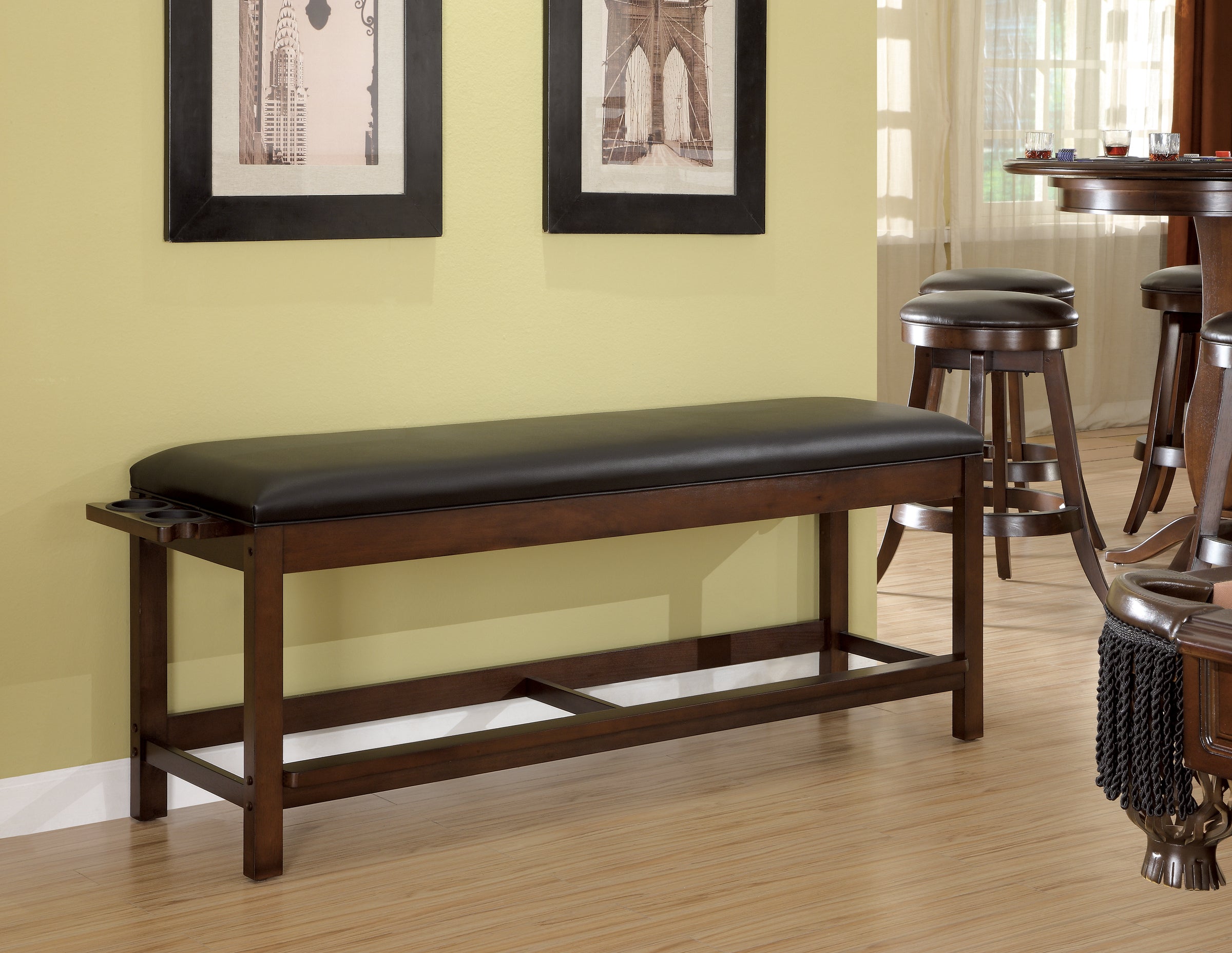 Classic Backless Storage Bench – Legacy Billiards